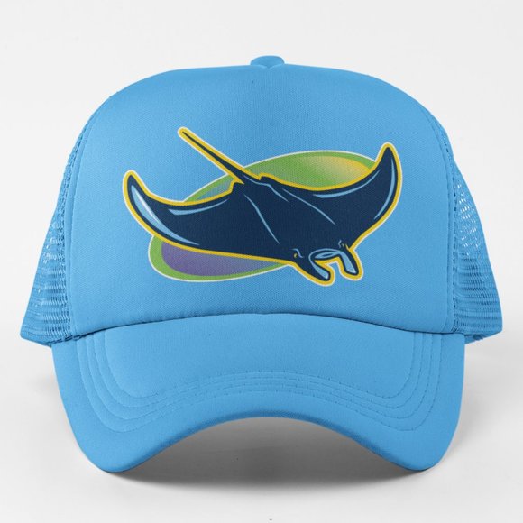 Team Fans | Accessories | New Tampa Bay Devil Rays Logo Foam Trucker ...